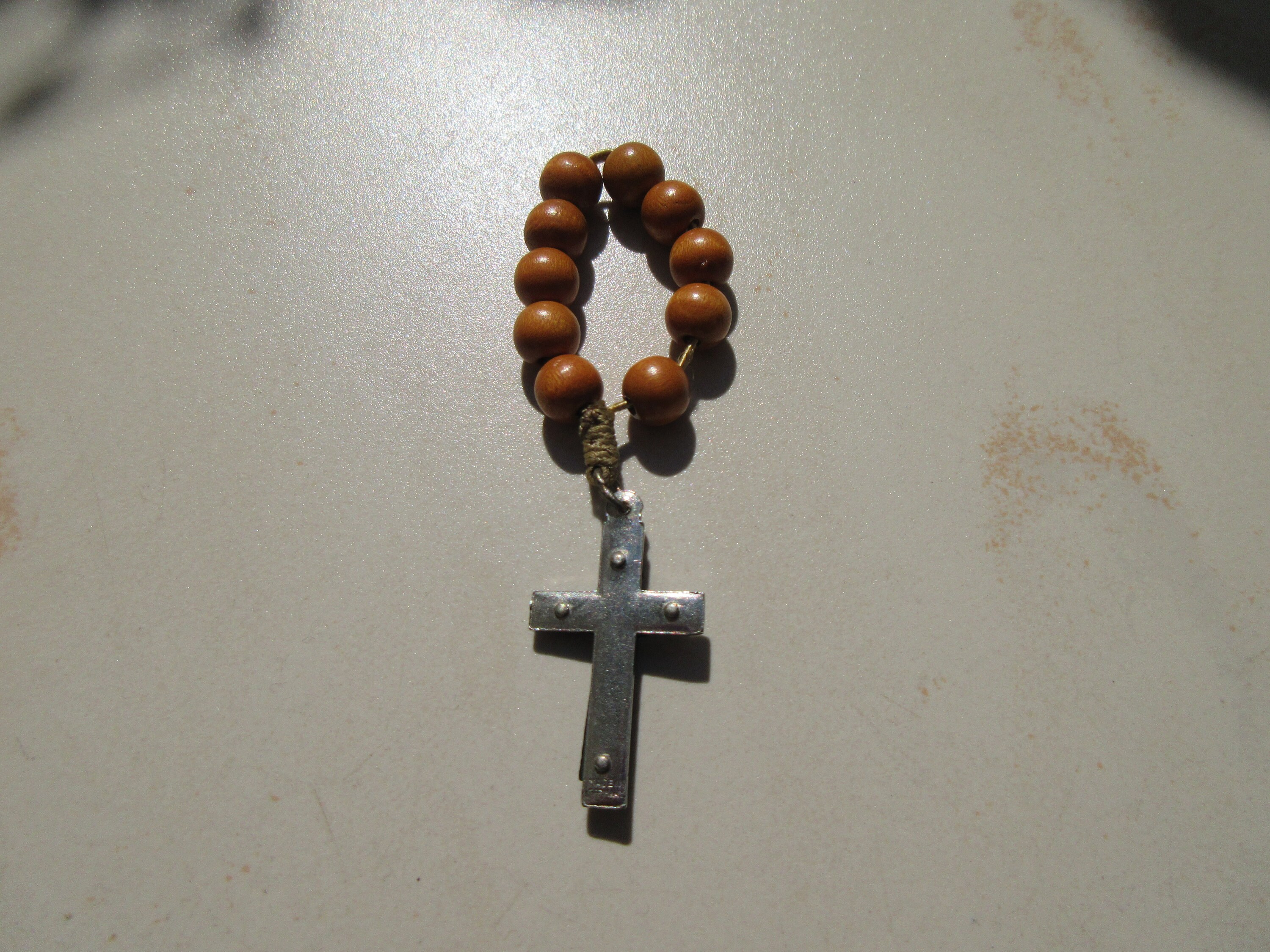 Vintage Finger Rosary Finger Chaplet Jesus Crucifix Wooden - Etsy