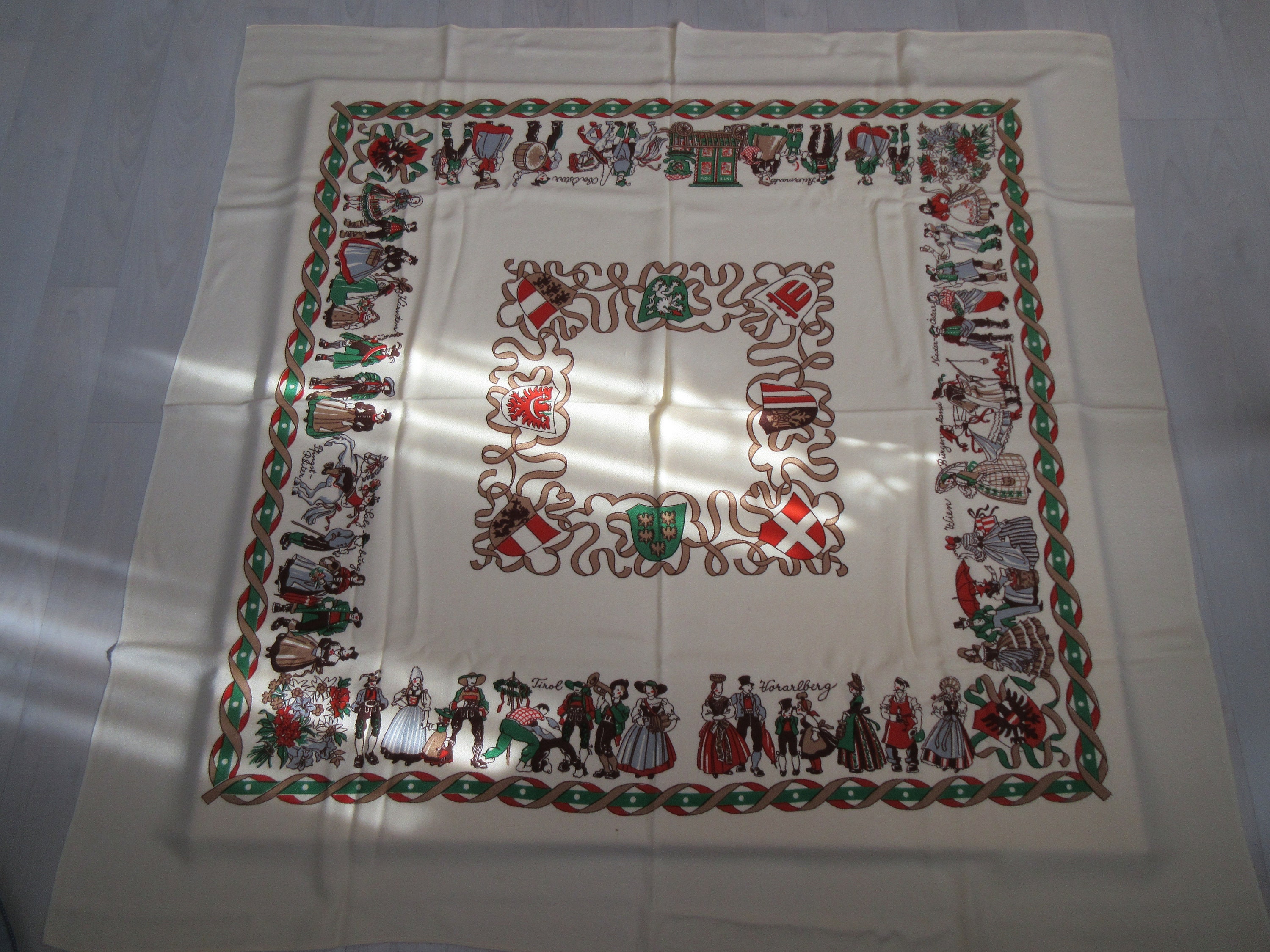 Vintage AUSTRIA TYROL Folk Art Traditional Folk Art Pattern - Etsy