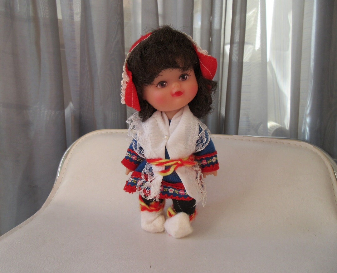 Vintage Lapland Doll Finnish Souvenir Girl Doll in National Costume ...