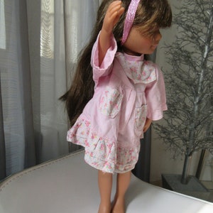 Rare Vintage 14'' Charming 'smoby' Brunette Girl Doll, All Vinyl Fully ...