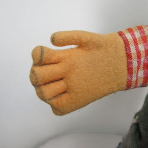 Vintage 60's Original STEIFF Mecki Hand Puppet Hedgehog 0720,00, Rubber ...