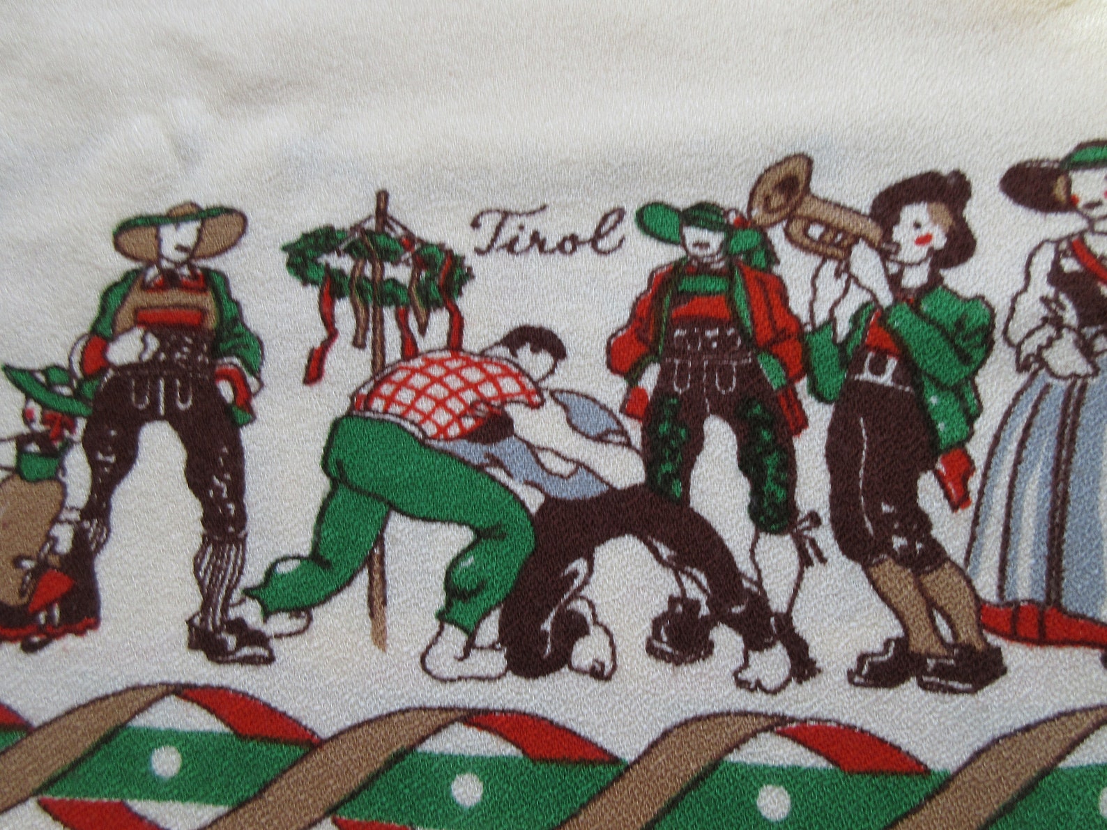 Vintage AUSTRIA TYROL Folk Art Traditional Folk Art Pattern - Etsy