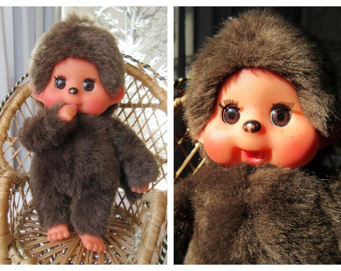 Vintage Rare Japanese Sleeping Eyes Collectible Monchhichi Monchichi ...
