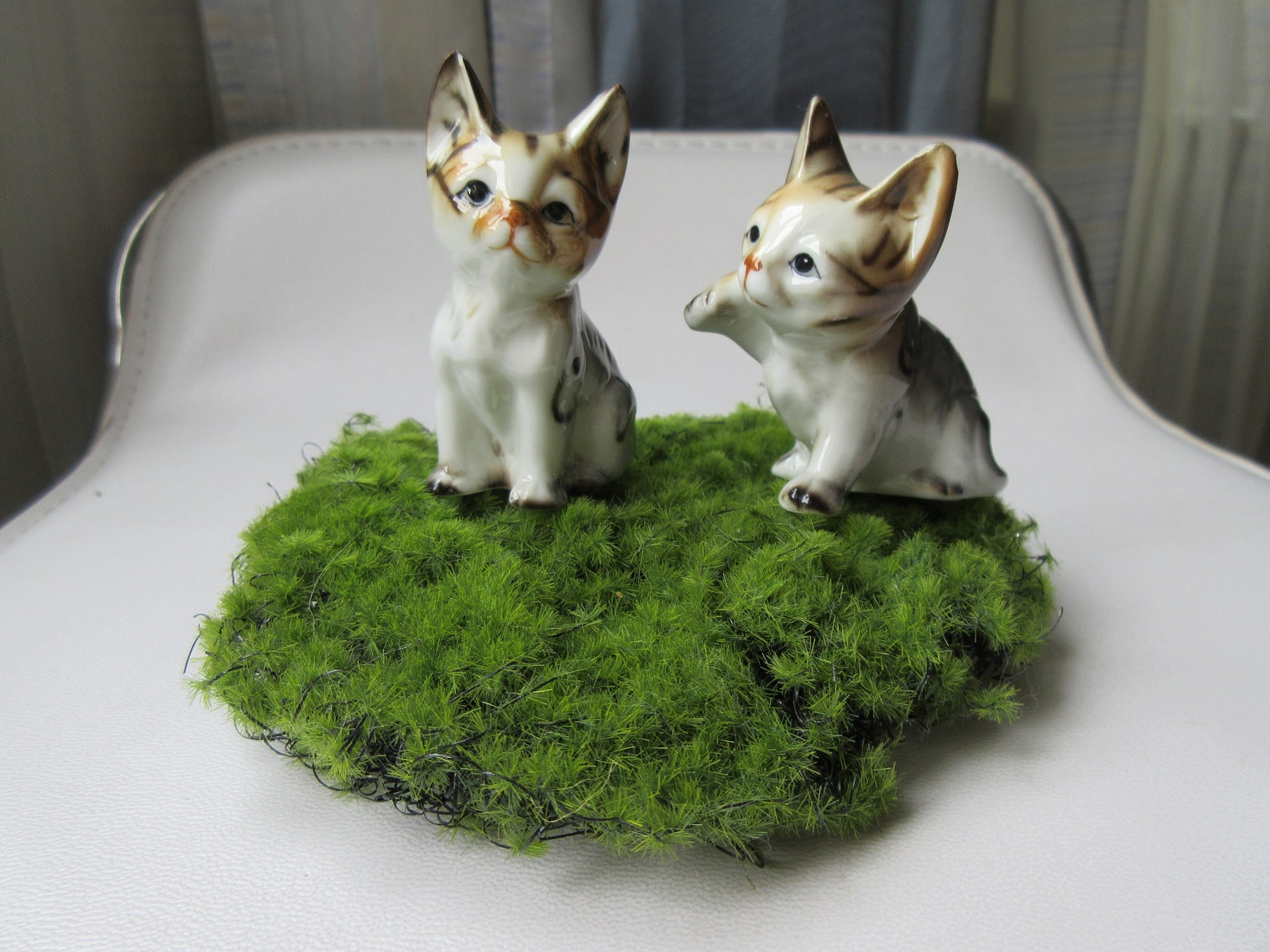 Vintage Set of 2 Bone China Cute Cats/kitten Figurines - Etsy