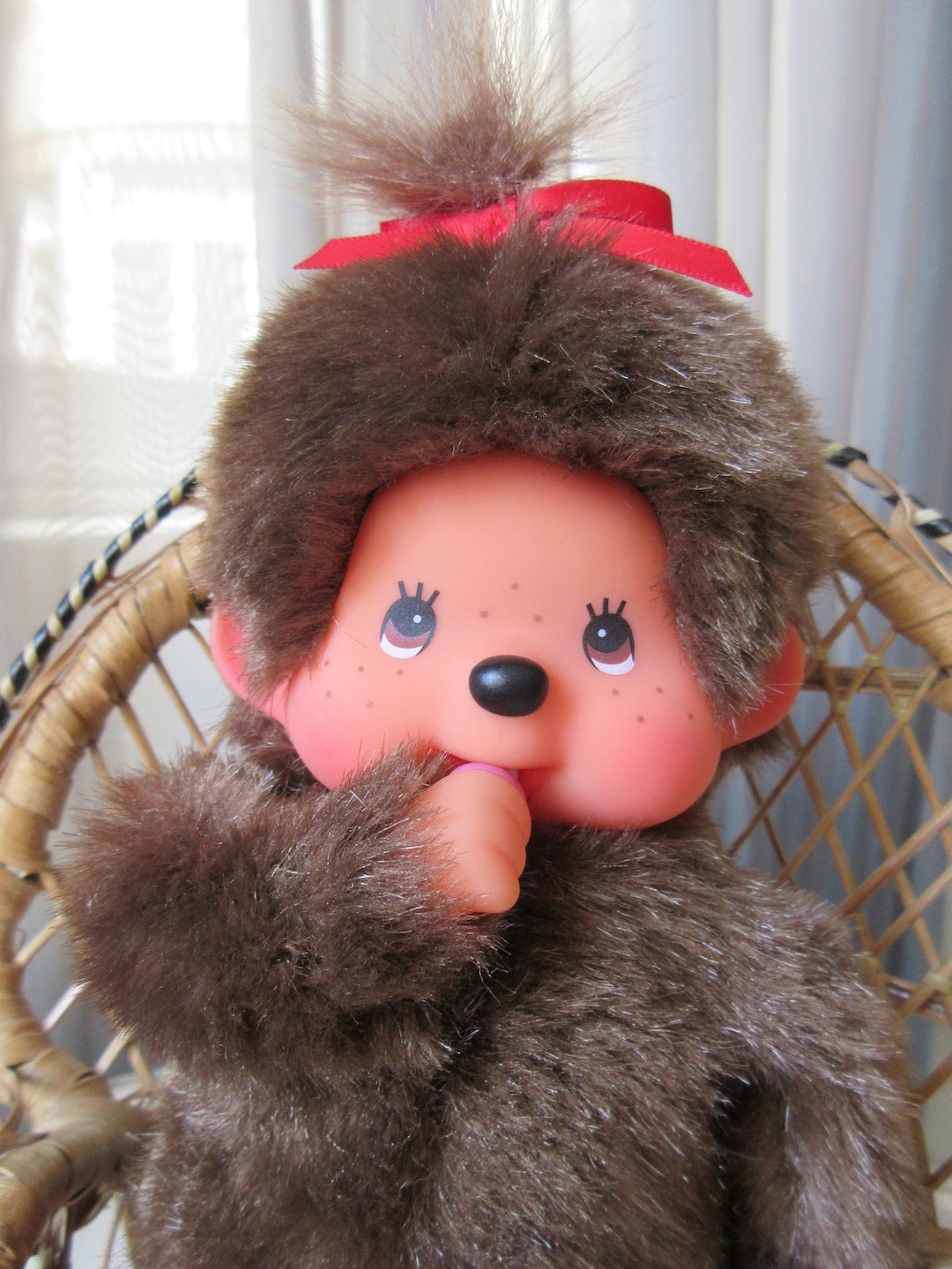 Vintage Monchhichi Girl Doll: Sekiguchi 'A Gift From Angel' Monkey - Etsy