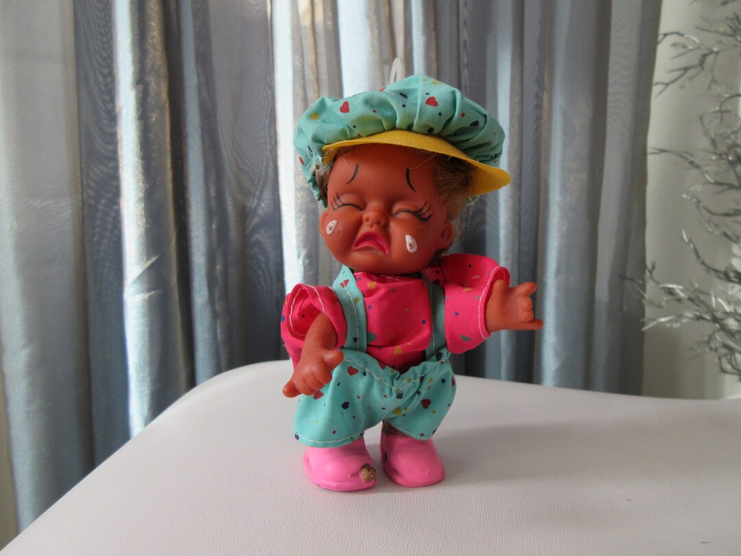 Vintage Sassy Emotion Rubber Doll Little Boy, Crying Sad Face, Juicy ...