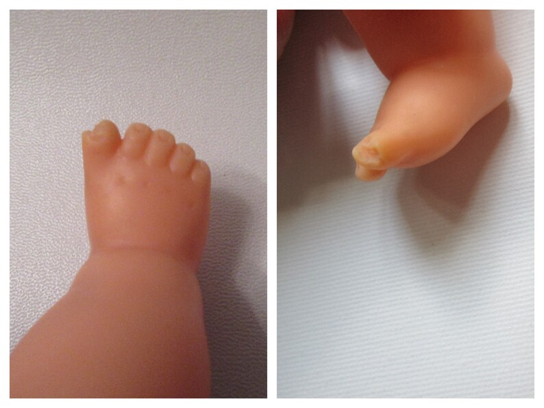 Vintage 1960s German Turtle Mark Doll W/ Hand-knitted Dress - Etsy