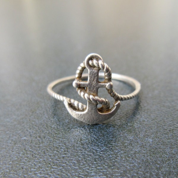 Anchor Ring - Etsy
