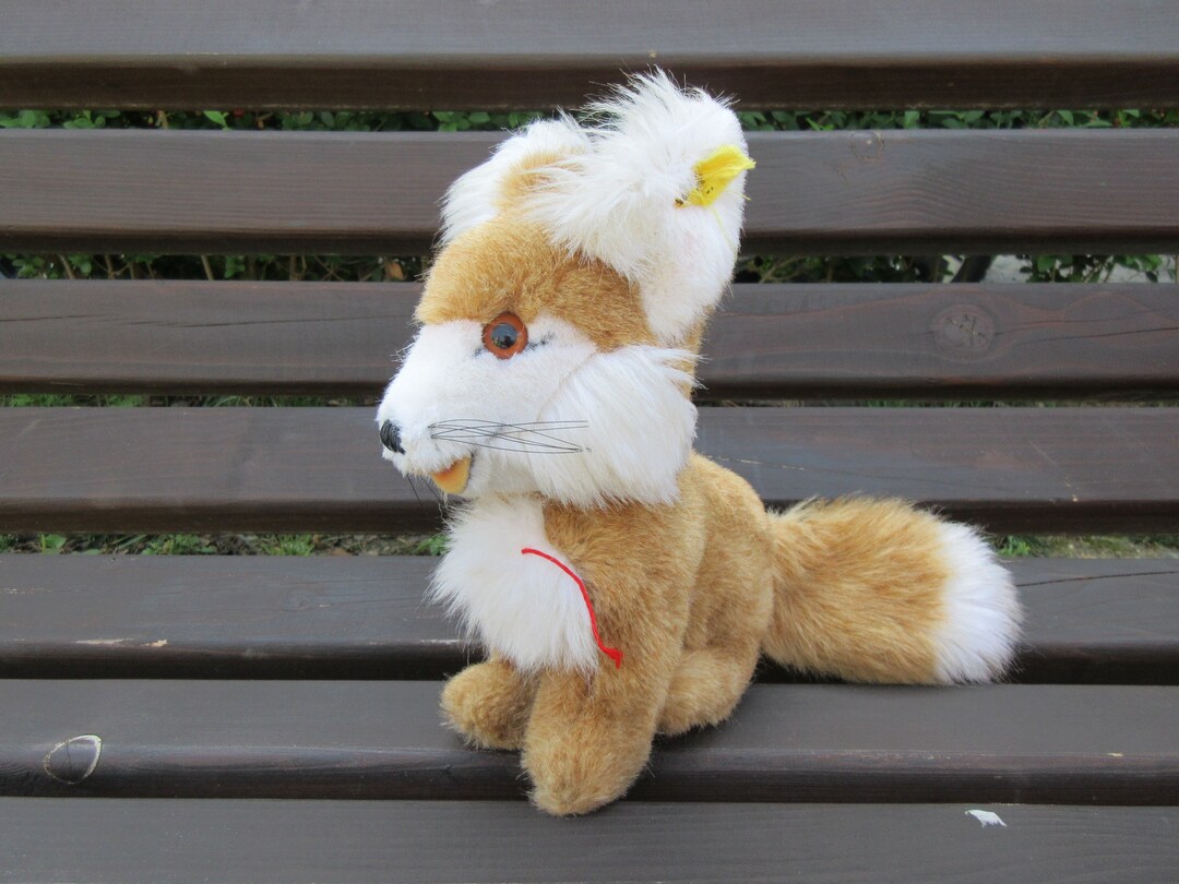 Vintage STEIFF Fuchs Fox Plush: Dralon Stuffed Animal, Rare Collectible ...
