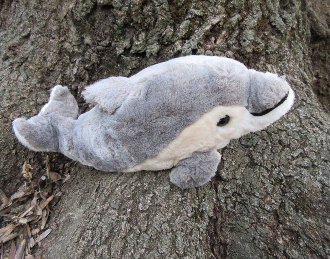 Vintage STEIFF Animal Finny Dolphin Squeak ID Ear Button/flag 063325 ...