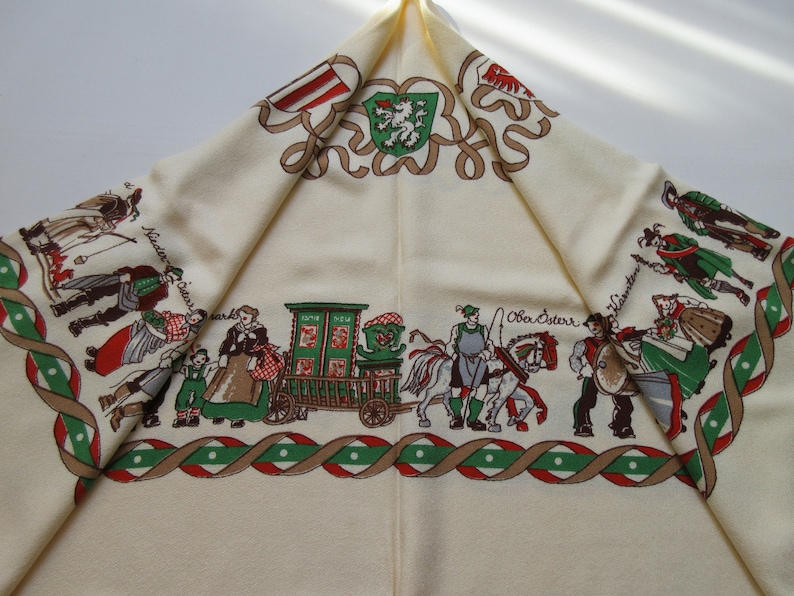 Vintage AUSTRIA TYROL Folk Art Traditional Folk Art Pattern - Etsy