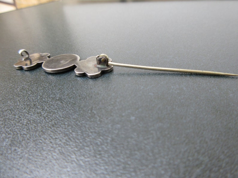 Antique 1890-1915s TC Tuck Chang Shanghai Sterling Brooch Fu-lu-shou ...