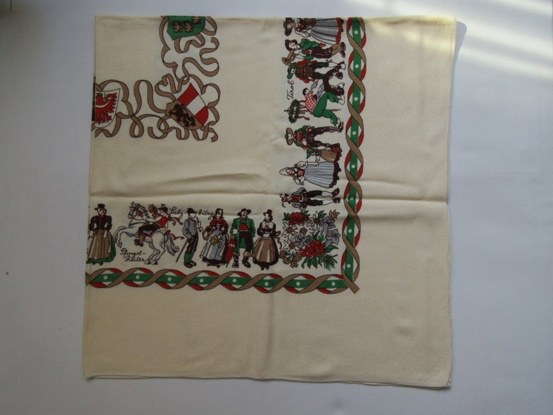 Vintage AUSTRIA TYROL Folk Art Traditional Folk Art Pattern - Etsy