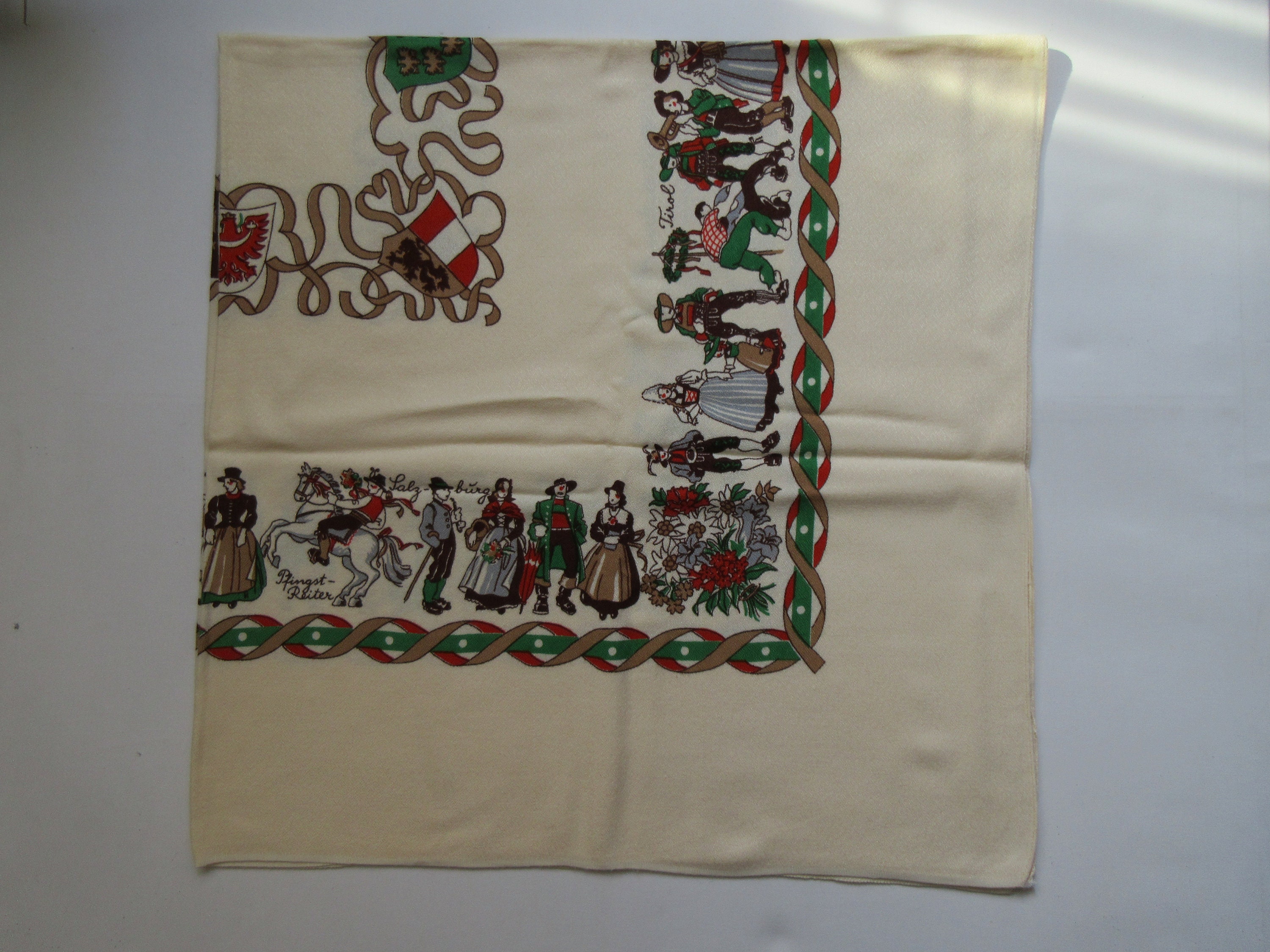 Vintage AUSTRIA TYROL Folk Art Traditional Folk Art Pattern - Etsy