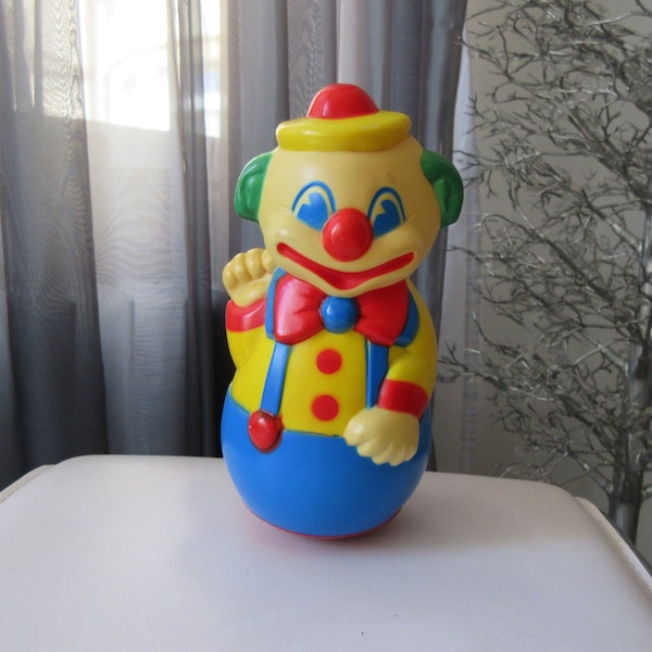 Roly Poly Clown - Etsy