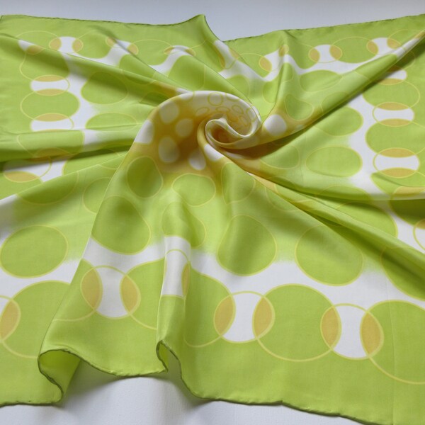 Lime Green Scarf - Etsy