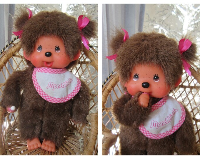 Vintage Collectible Monchhichi Sekiguchi A Gift From Angel, 19cm/ 7.48 ...