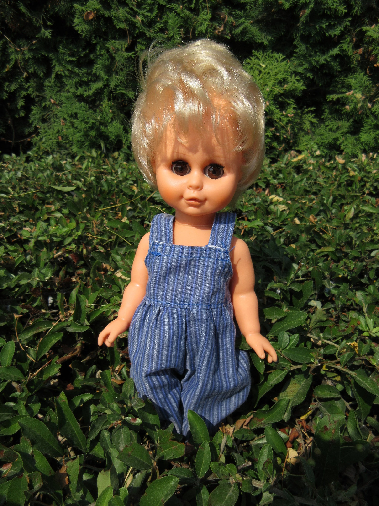 Vintage Doll Adorable Smile Girl Doll Brown Sleeping Eyes - Etsy