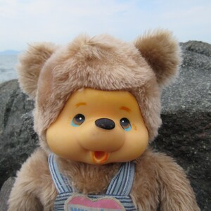 Vintage 80's Wuschel Monchhichi Teddy Bear Thumb-sucking German Stuffed ...