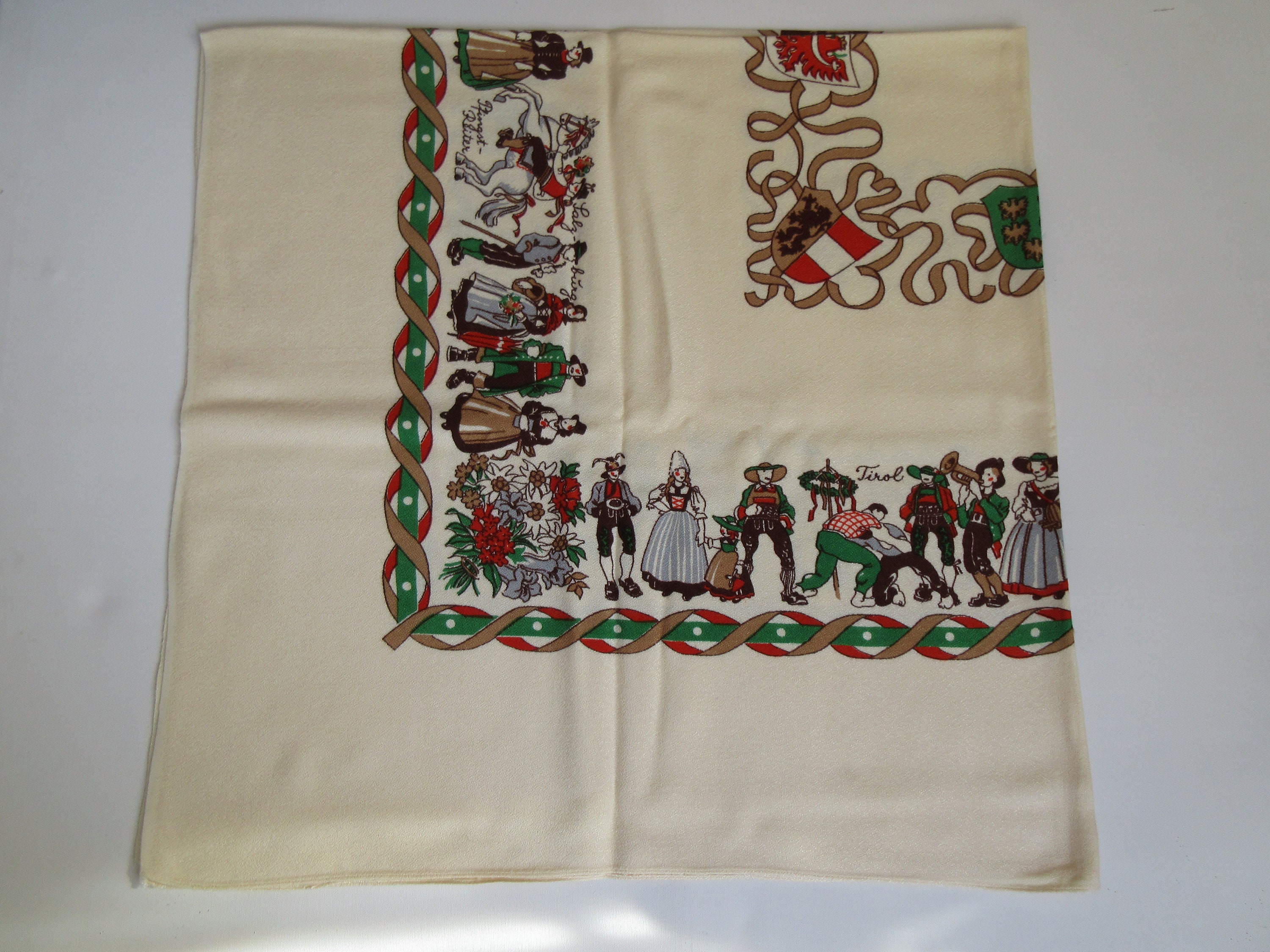 Vintage AUSTRIA TYROL Folk Art Traditional Folk Art Pattern - Etsy
