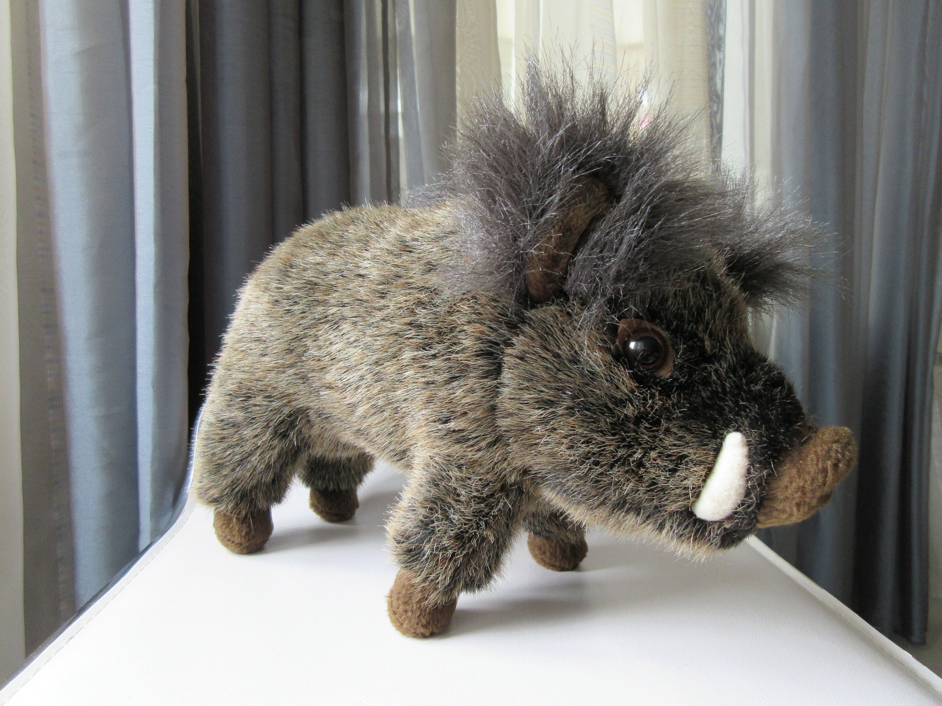 Vintage Hansa Animal Wild Boar Plush Piggy Soft Toy - Etsy
