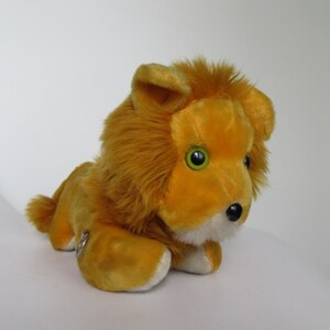 Vintage 50's Japanese Wind-up Musical Lion Shaking Head Mohair Plush ...