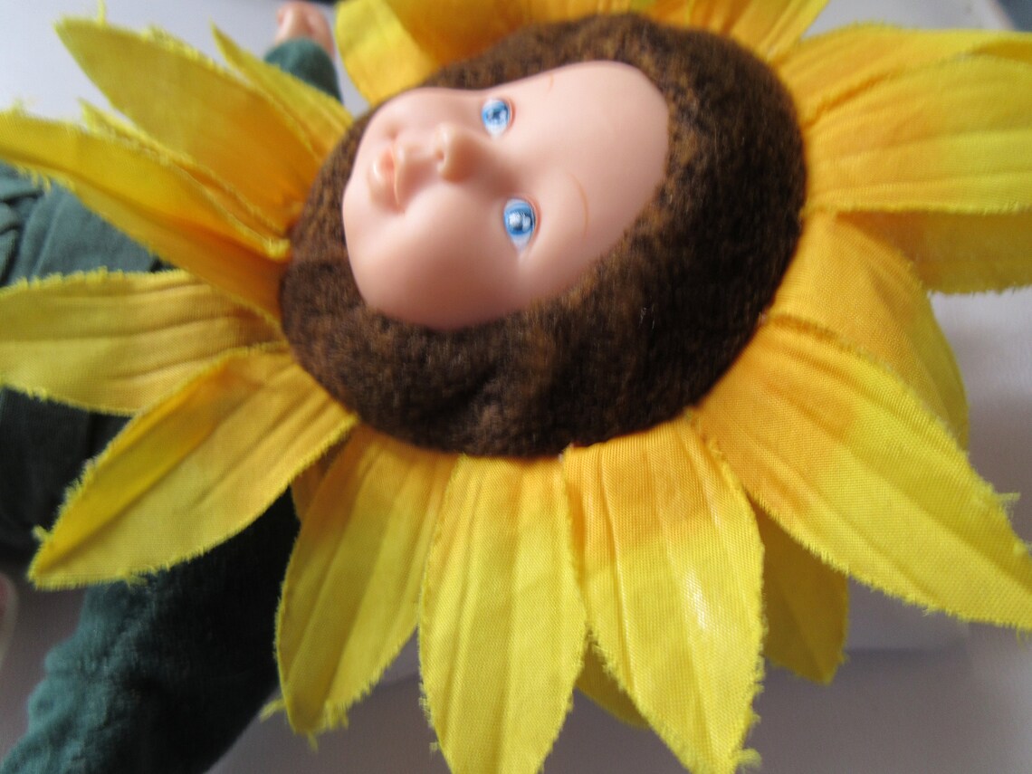 Anne Geddes Cute Baby Flowers Sunflower Doll Sunflowers Suit | Etsy