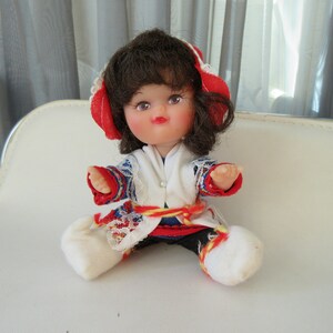 Vintage Lapland Doll Finnish Souvenir Girl Doll in National Costume ...