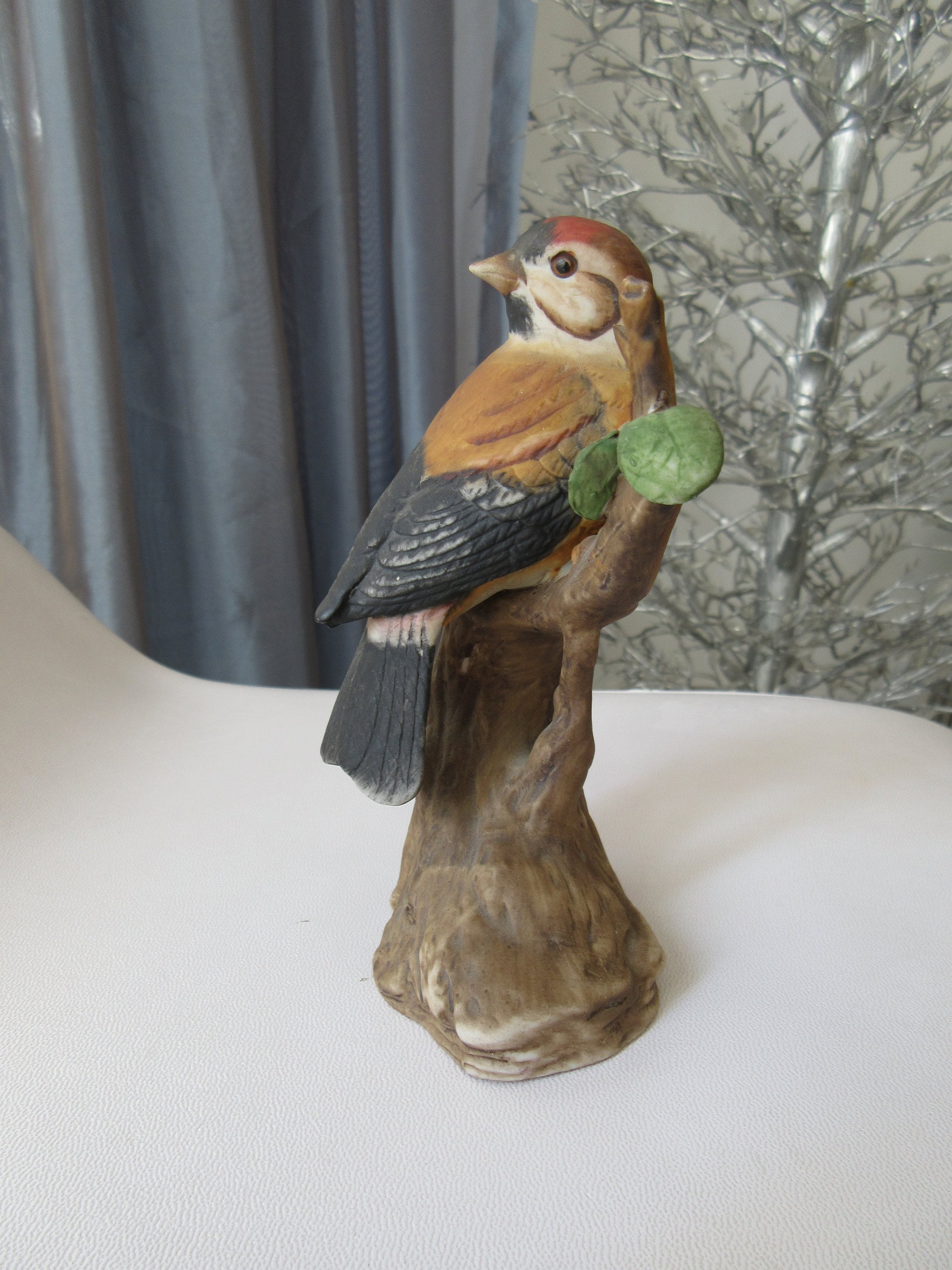 Vintage Hand-painted Tit Bird Figurine: Alfro London Porcelain - Etsy