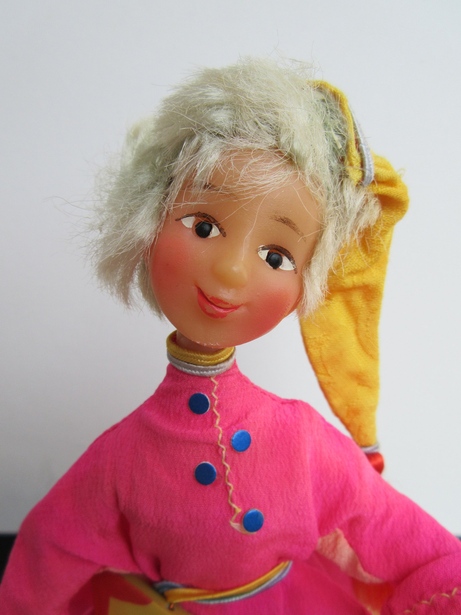 Rare Vintage USSR Doll Buffoon Doll W/balalaika Russian Folk Art Doll ...