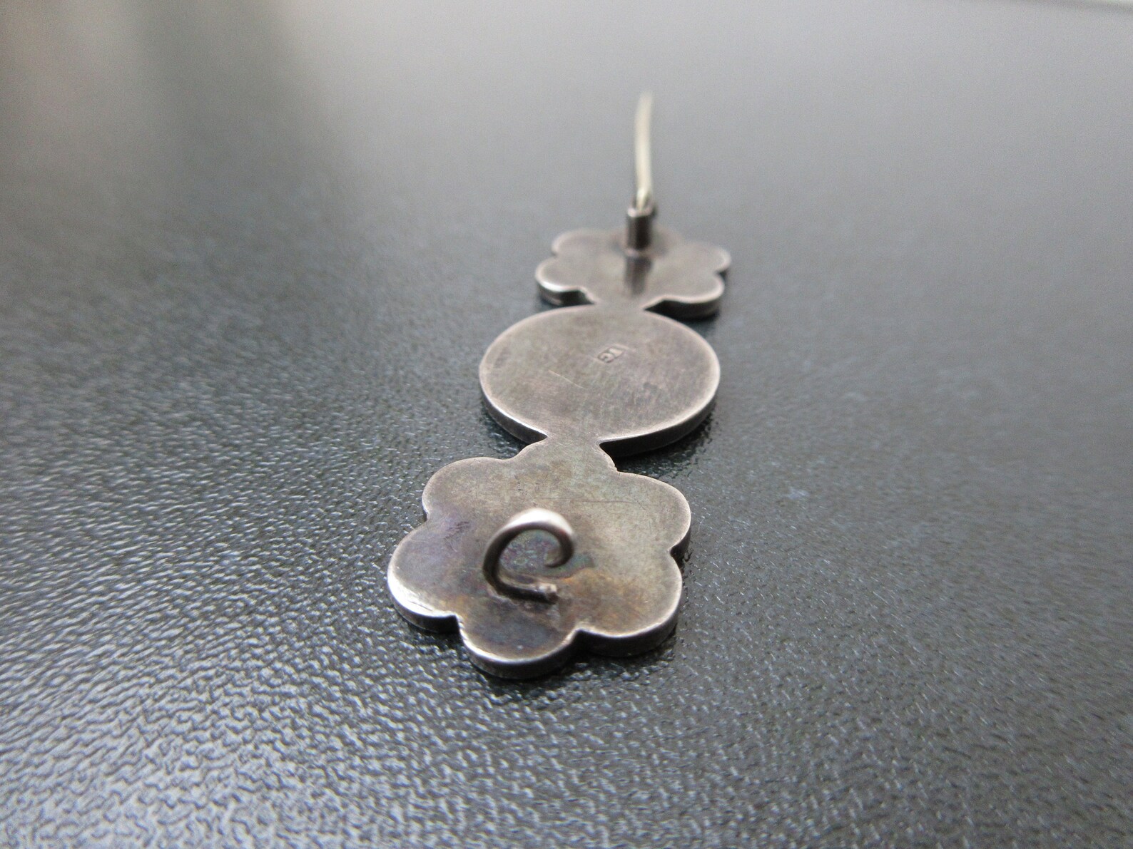 Antique 1890-1915s TC Tuck Chang Shanghai Sterling Brooch Fu-lu-shou ...