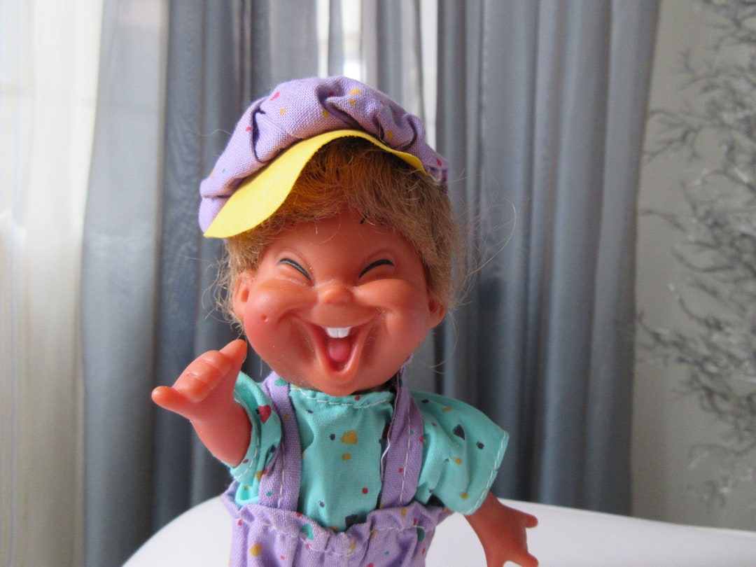 Vintage Sassy Emotion Rubber Doll Smile With Teeth Little Boy, Movable ...