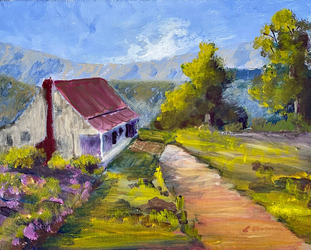 Peaceful Liverpool Ranges Scene New England Cottage Landscape - Etsy