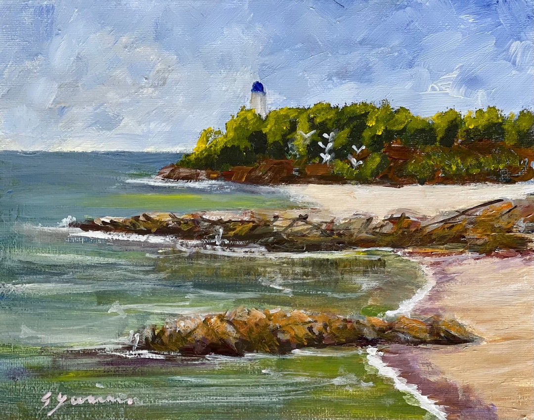 Beautiful Seascape Coastal Wall Art Beach Scene Beach Artwork Lonsdale ...