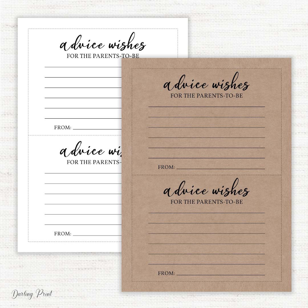 Advice for the Parents-to-be Cards, Advice for Parents Card, Parents ...