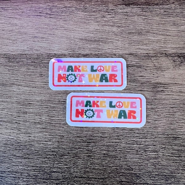 Make Love Not War - Etsy