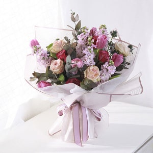 Love Line Plastic Striped Flower Wrapping Paper 20 Pcs per Bag - Etsy