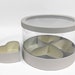 Clear Round Flower Box With 4 Hearts - Etsy