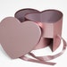Heart Shape Flower Box two-layers Gift Boxes Floral - Etsy