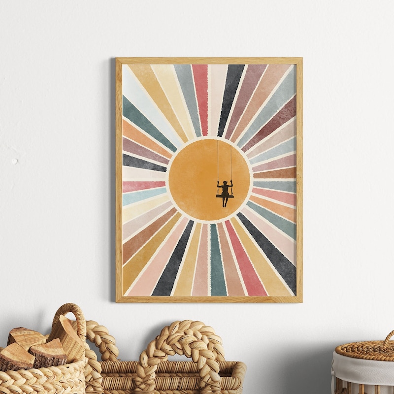 Boho Art Print - Etsy