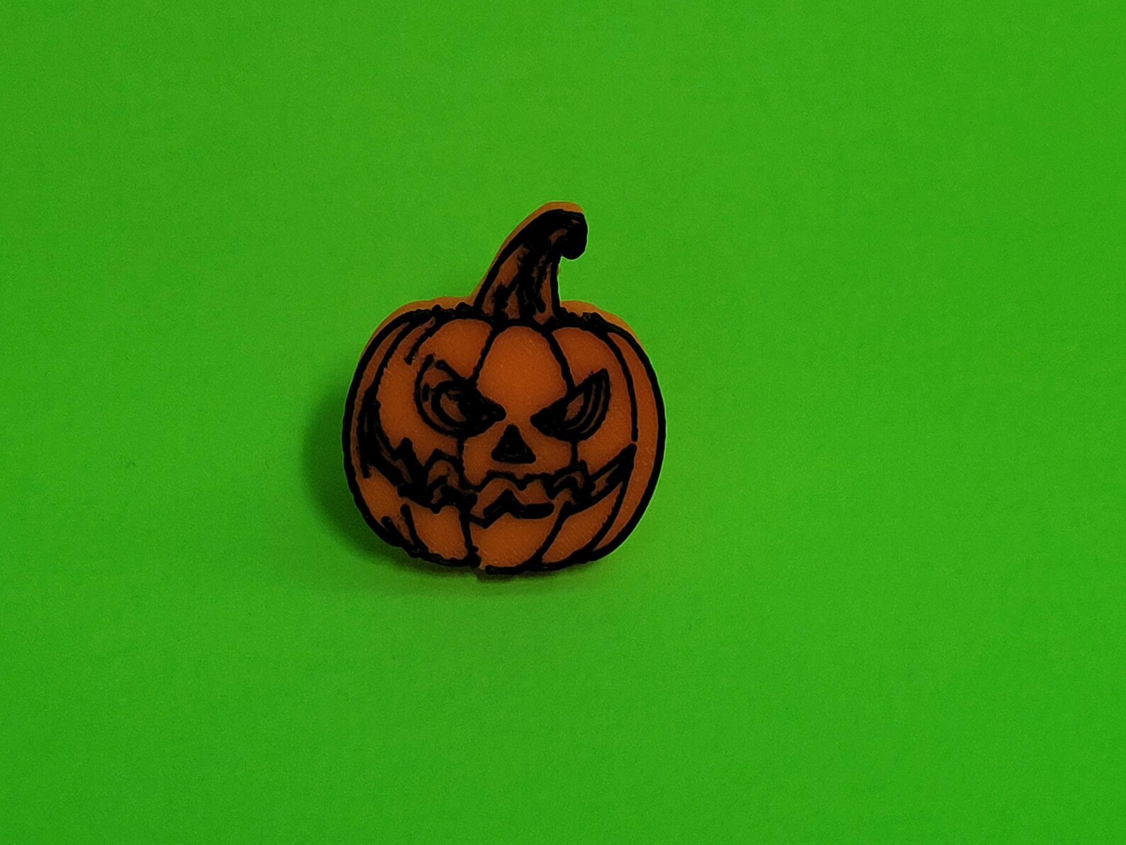 Halloween Pumpkin, Jack-o-lantern Tire Valve Stem Caps, Two Colors, Set ...