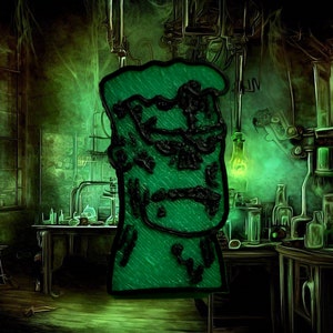 Frankenstein Monster, Tire Valve Stem Caps, Two Colors, Set of Four ...