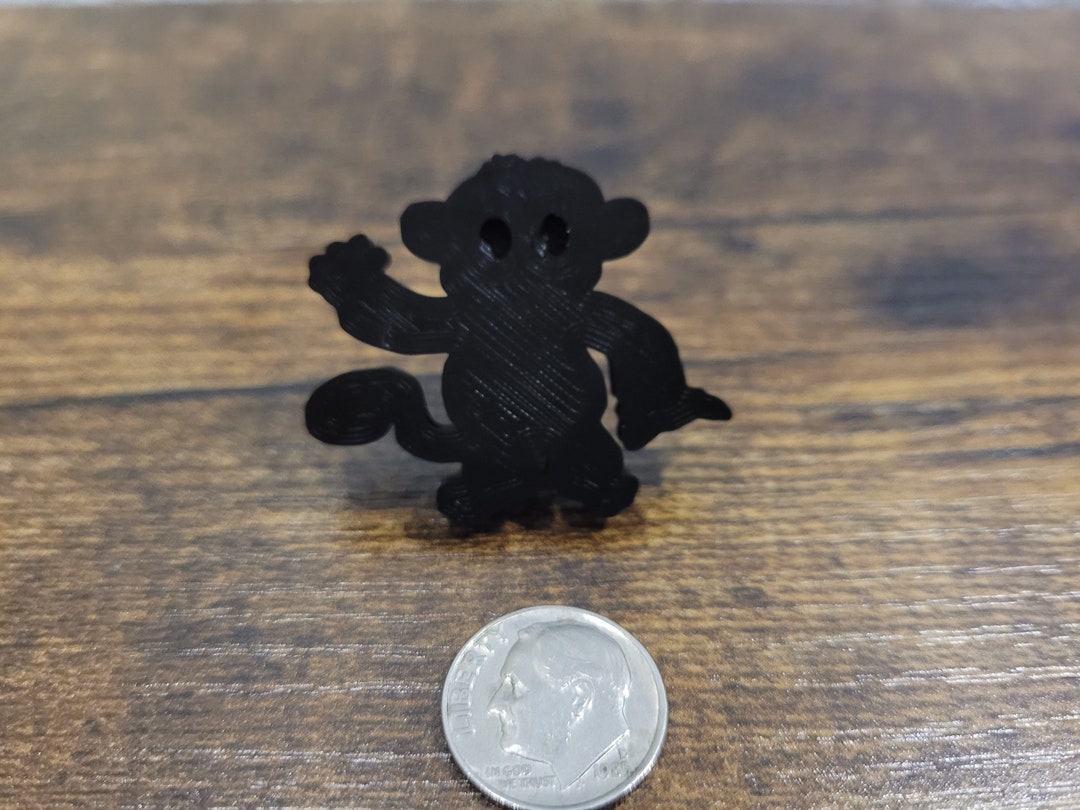 Monkey Valve Stem Cap Digital Download STL File. Print Your Own ...