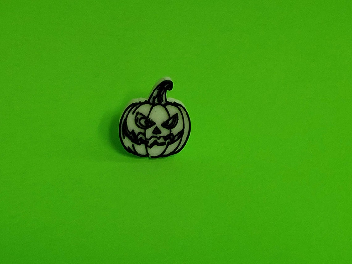 Halloween Pumpkin, Jack-o-lantern Tire Valve Stem Caps, Two Colors, Set ...