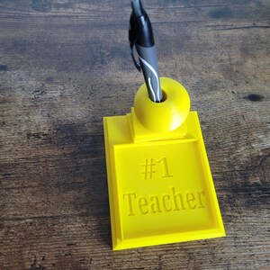 Teacher Post It Note Holder Personalized Sticky Note Holder - Etsy