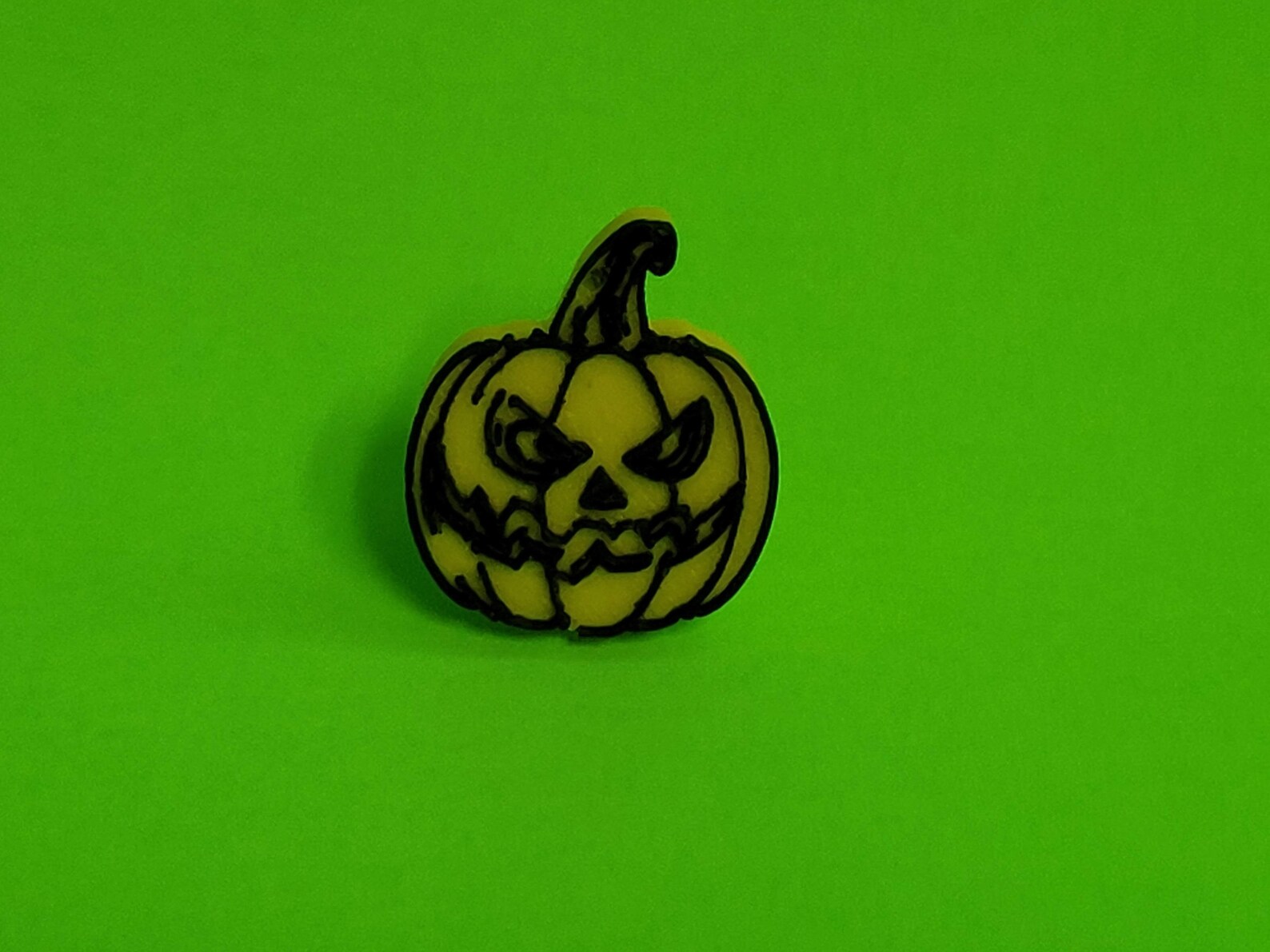 Halloween Pumpkin, Jack-o-lantern Tire Valve Stem Caps, Two Colors, Set ...