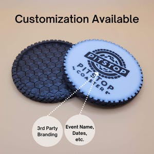 Pitstop Coaster – Automotive-inspired Tire Tread Design | Moisture ...