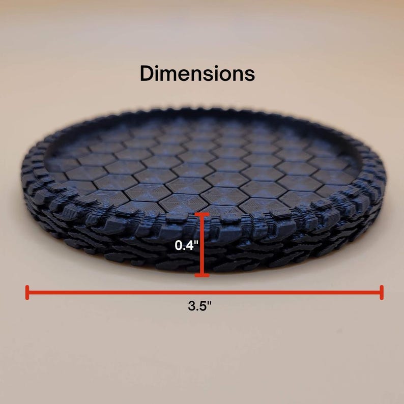 Pitstop Coaster – Automotive-inspired Tire Tread Design | Moisture ...