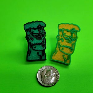 Frankenstein Monster, Tire Valve Stem Caps, Two Colors, Set of Four ...