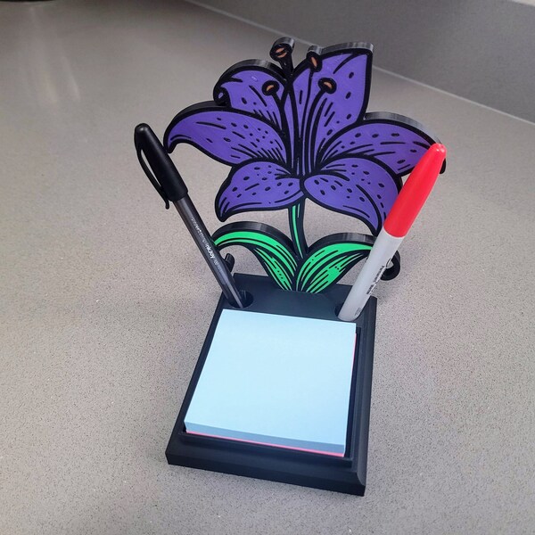 Pen and Post It Note Holder - Etsy